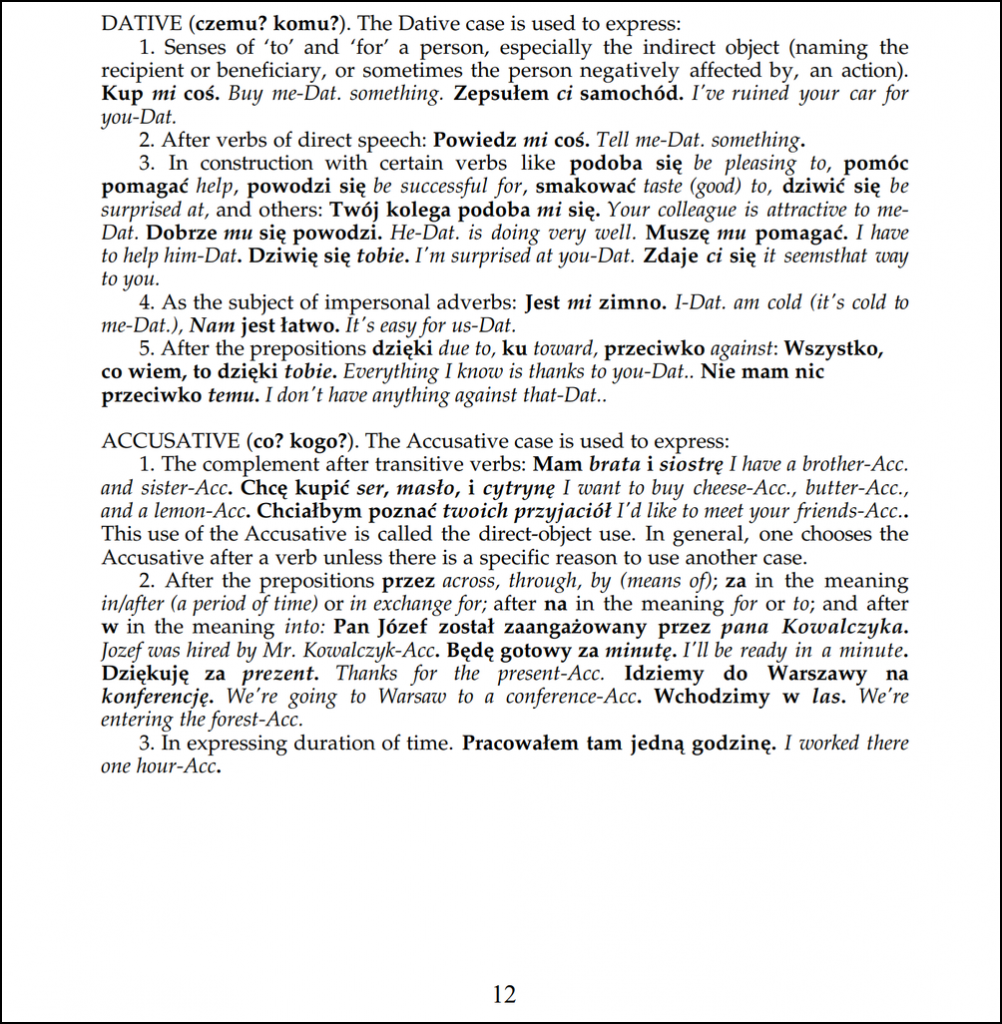 Polish Grammar in a Nutshell - Clozemaster Blog