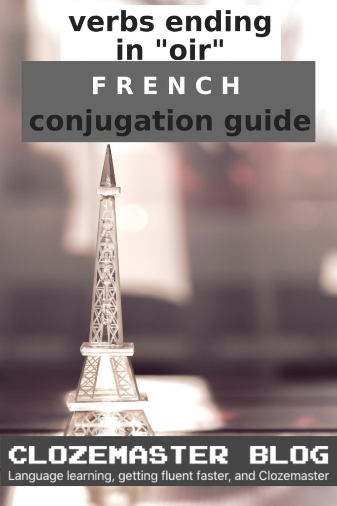 oir French conjugation - Clozemaster Blog